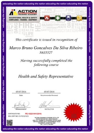 Health & Safety Rep. | PDF