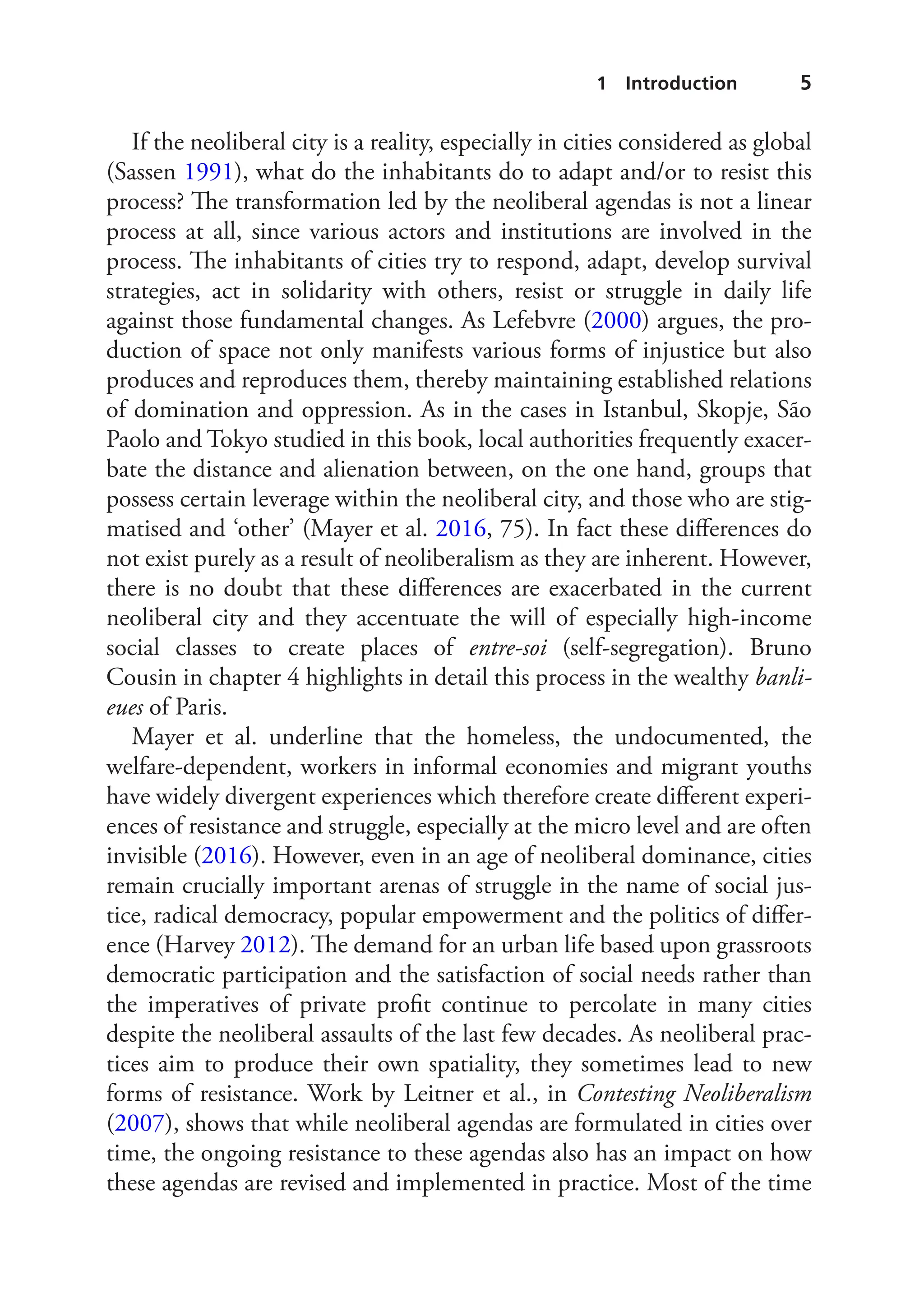 Identity Justice And Resistance In The Neoliberal City Erdi | PDF