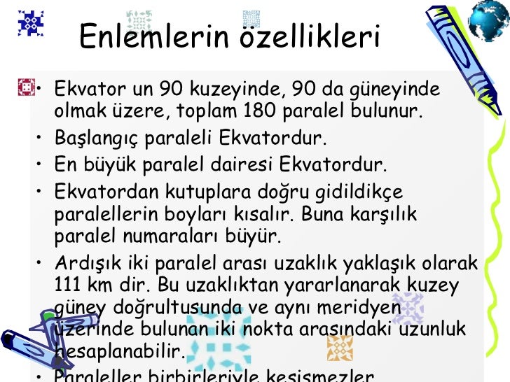 Enlem ve Boylam