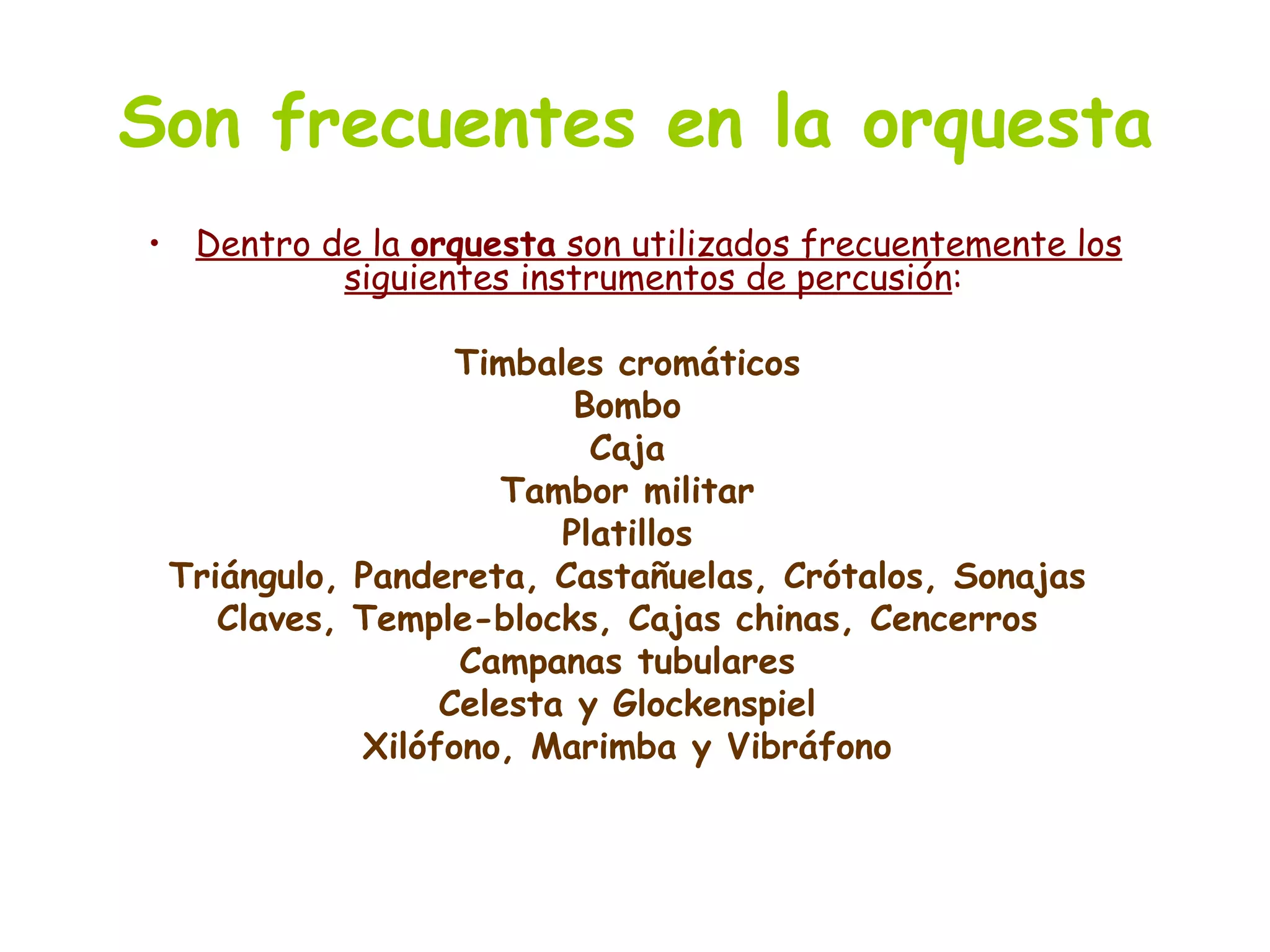 Clasificación de los instrumentos musicales | PPT