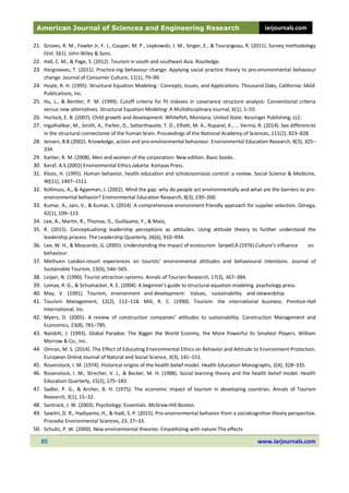 Public Awareness in Management of Pro-Environmental and Sustainable Tourism Area | PDF ...