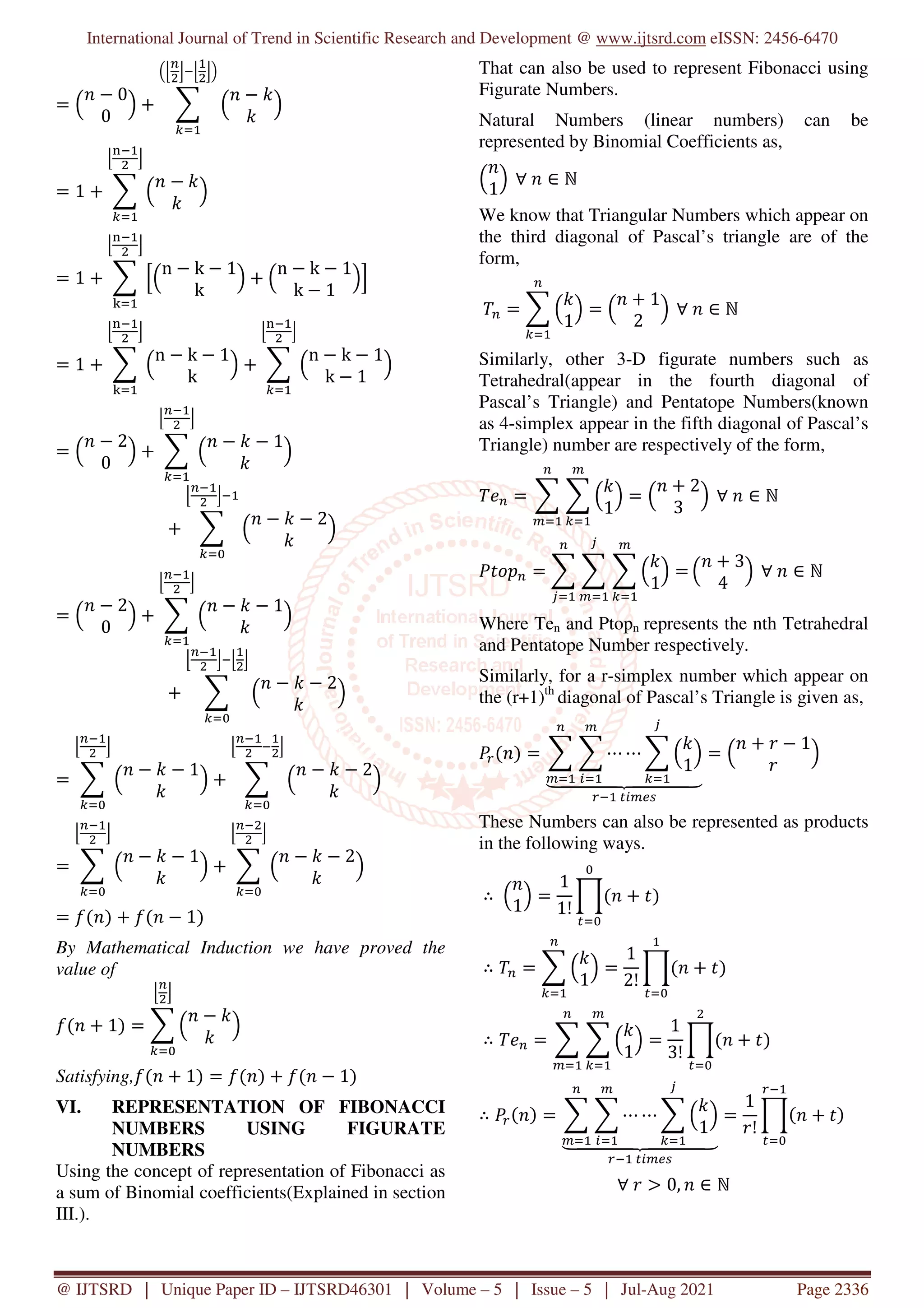 Generalization Of Fibonacci Numbers With Binomial Coefficients And