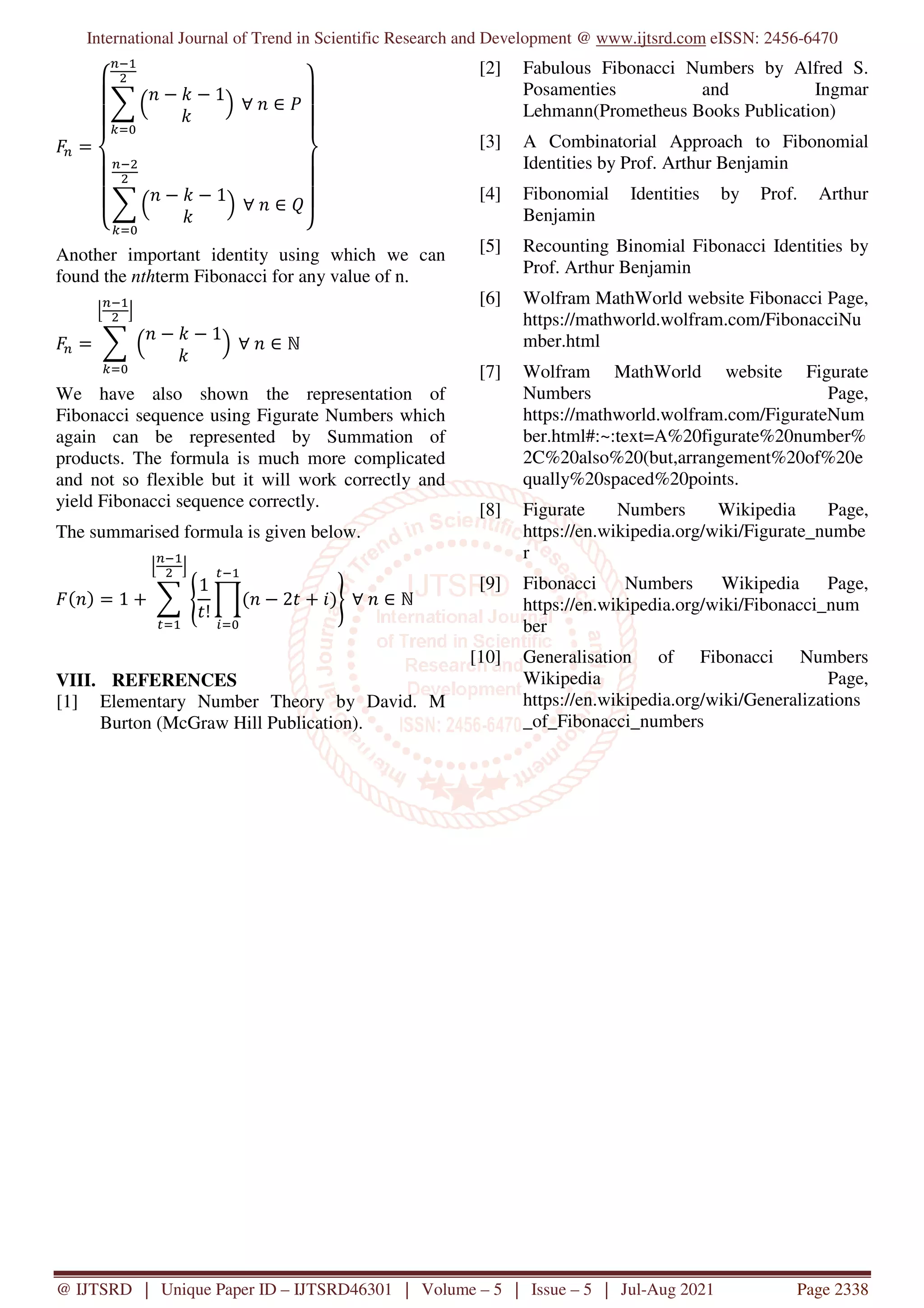 Generalization Of Fibonacci Numbers With Binomial Coefficients And