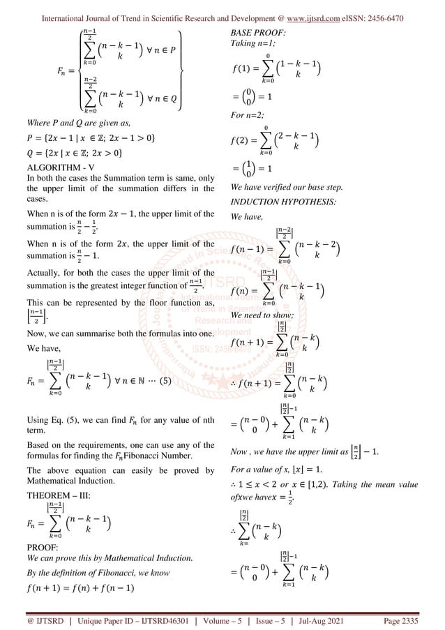 Generalization of Fibonacci Numbers with Binomial Coefficients and ...