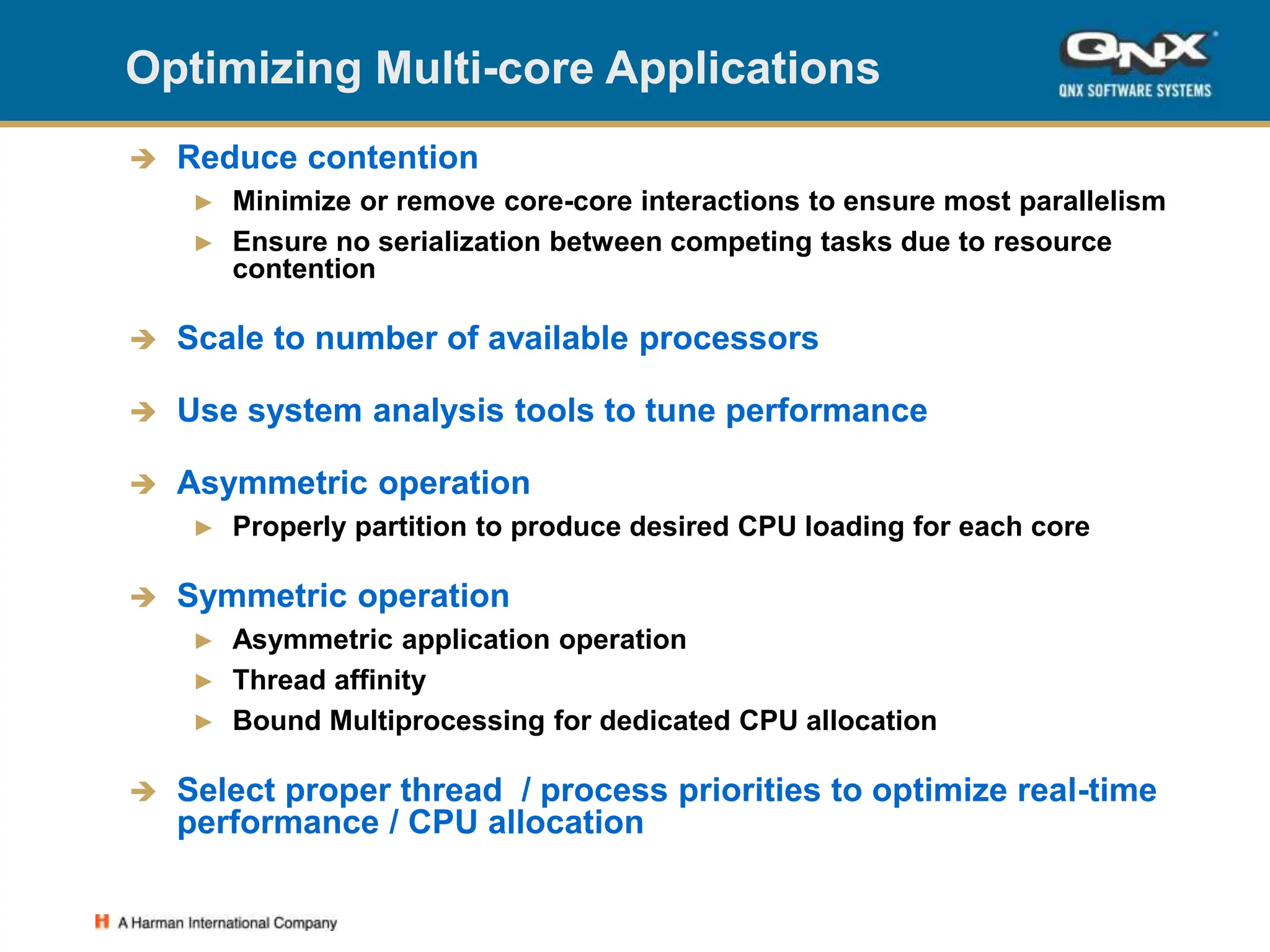 Qnxdesigning And Optimizing Software For Intel Architecture Ppt