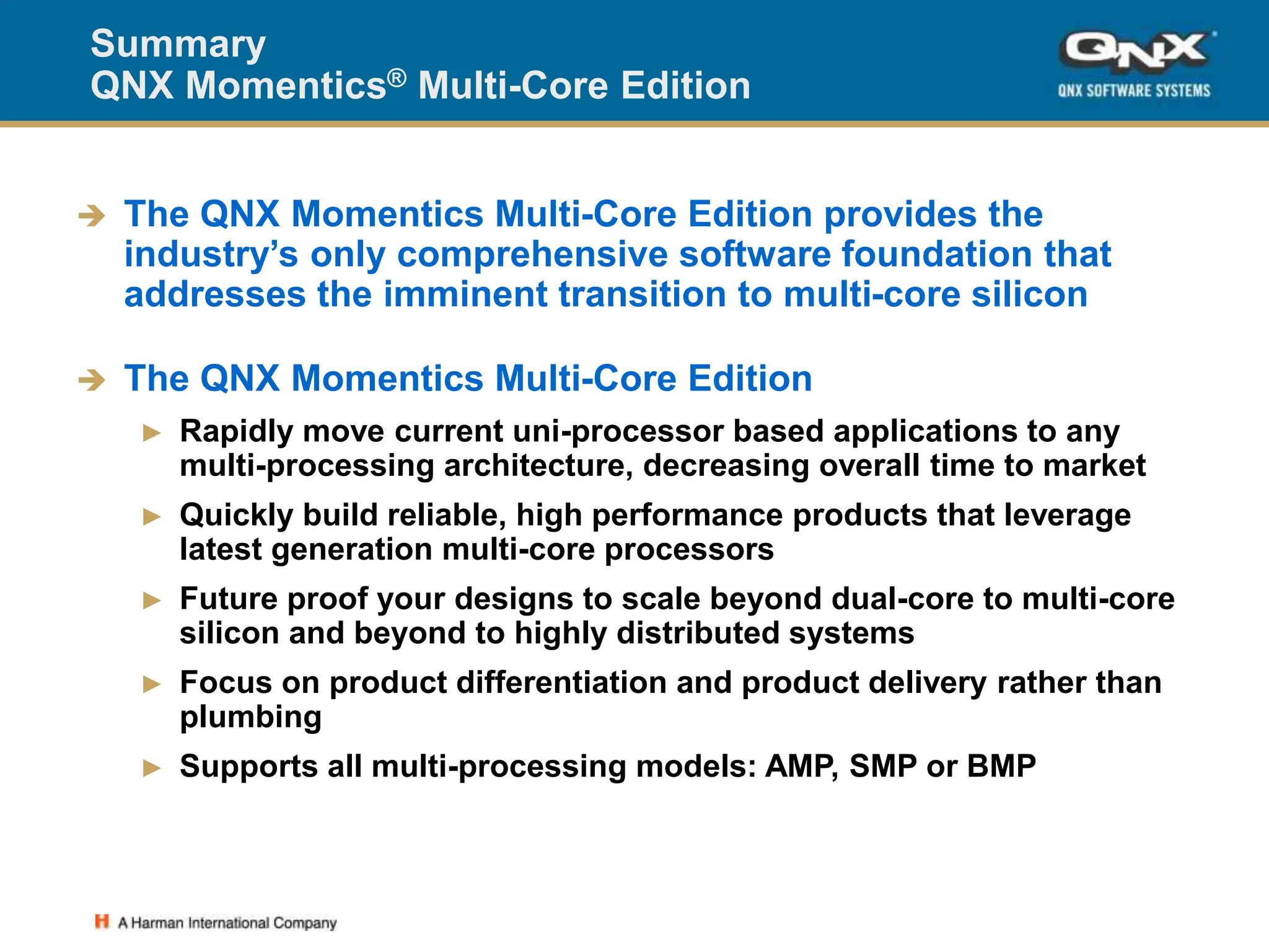 Qnxdesigning And Optimizing Software For Intel Architecture Ppt