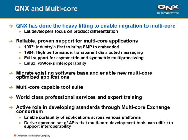 Qnxdesigning And Optimizing Software For Intel Architecture Ppt