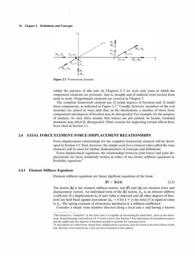 Matrix Structural Analysis Second Edition William Mcguire | PDF