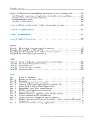Tax And Development Aid Modalities For Strengthening Tax Systems Oecd | PDF