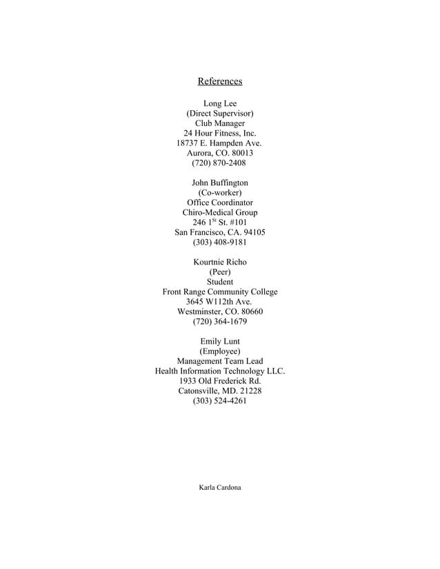 References | DOC | Business | Business and Finance