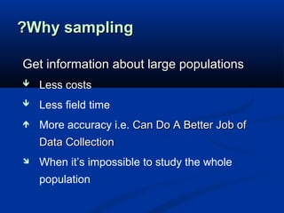 Sample and sample Techniques | PPT
