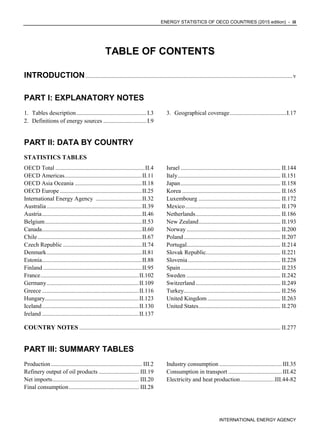 Energy Statistics Of Oecd Countries 2015 Edition Oecd | PDF