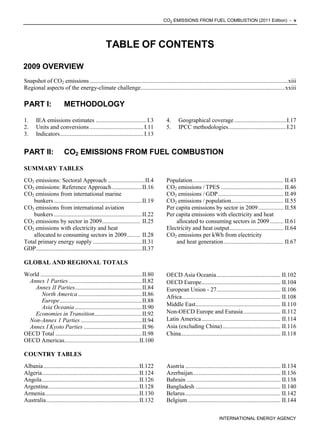 Co2 Emissions From Fuel Combustion 2011 Oecd | PDF