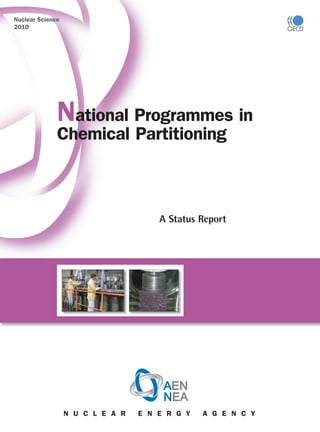 National Programmes In Chemical Partitioning A Status Report Oecd | PDF