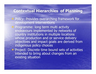 Context of Planning Lecture - Theories and approaches [Compatibility ...