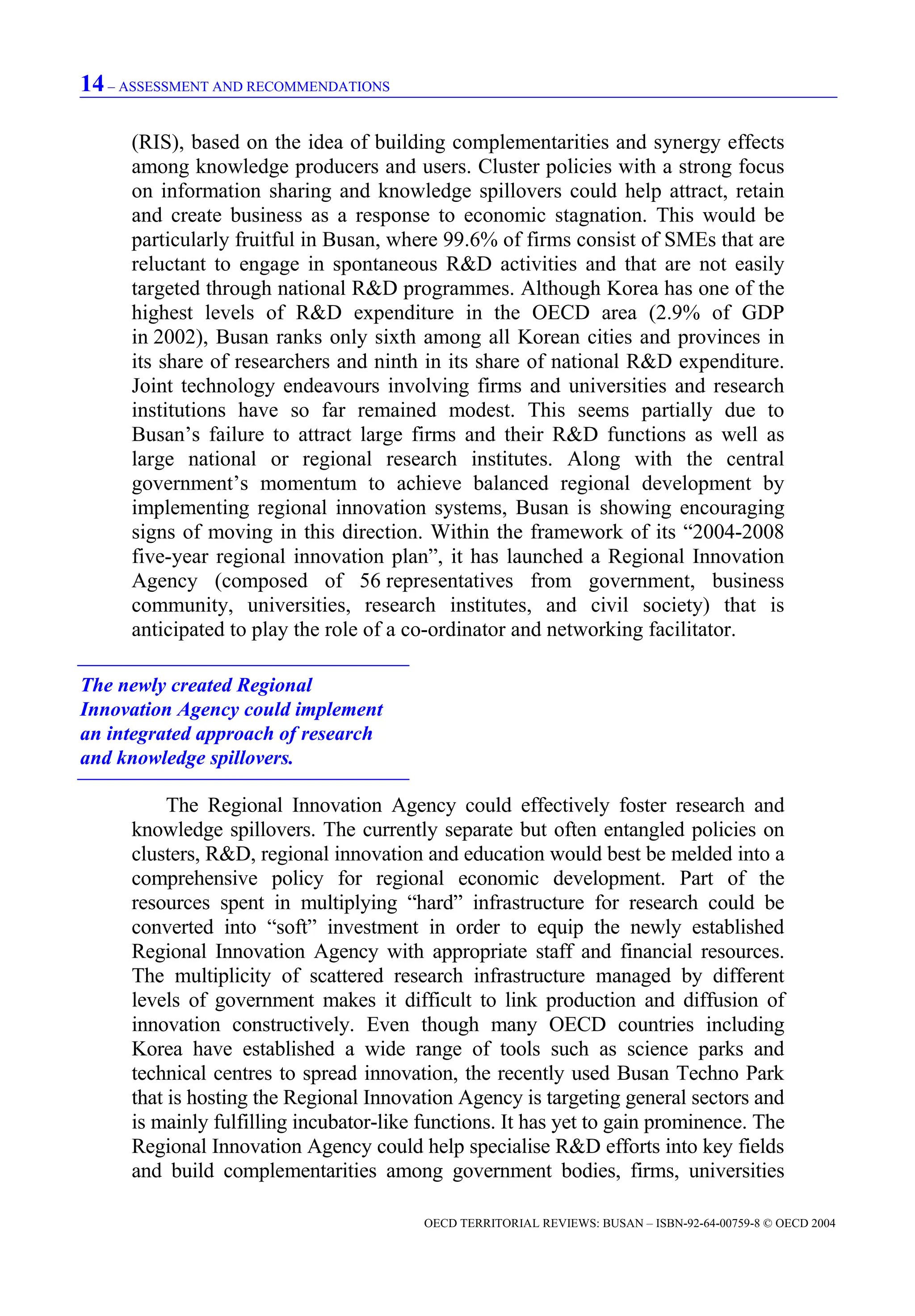 Oecd Territorial Reviews Busan Korea Oecd | PDF