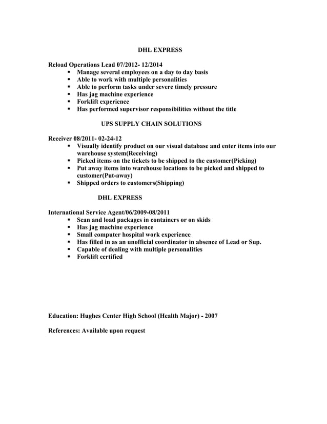 Josh Resume 171 | PDF