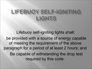 -Life-Saving- appliances for ships from solas | PPT