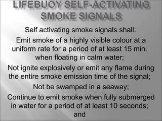 -Life-Saving- appliances for ships from solas | PPT