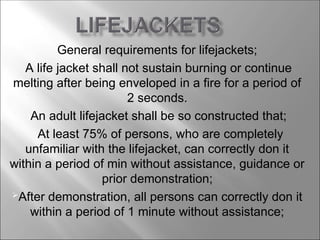 -Life-Saving- appliances for ships from solas | PPT