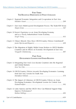 Policy Coherence Towards East Asia Development Challenges For Oecd ...