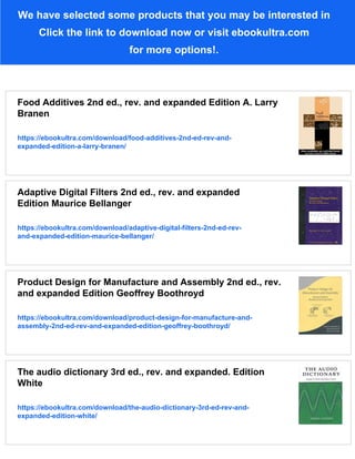 Electromagnetic compatibility principles and applications 2nd ed., rev ...