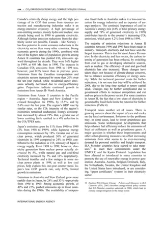 Co2 Emissions From Fuel Combustion 2001 Oecd | PDF