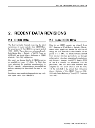 Natural Gas Information 2005 Edition Oecd | PDF