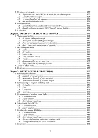 Nuclear Safety The Safety Of The Nuclear Fuel Cycle Third Edition Oecd ...