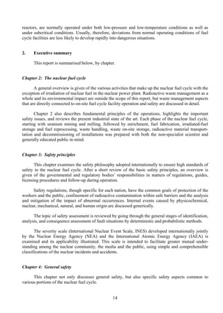 Nuclear Safety The Safety Of The Nuclear Fuel Cycle Third Edition Oecd ...
