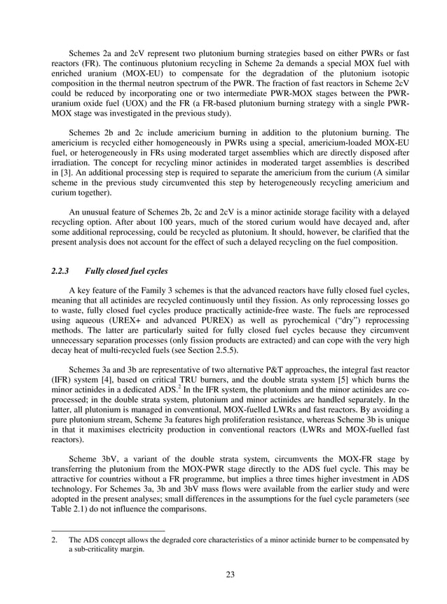 Advanced Nuclear Fuel Cycles And Radioactive Waste Management Oecd | PDF