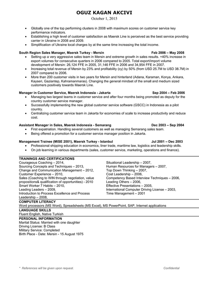 Oguz Kagan Akcivi Resume | PDF