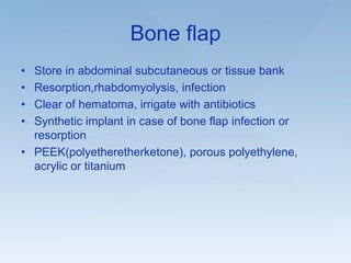 338 Indications and technique for cranial decompression after traumatic ...