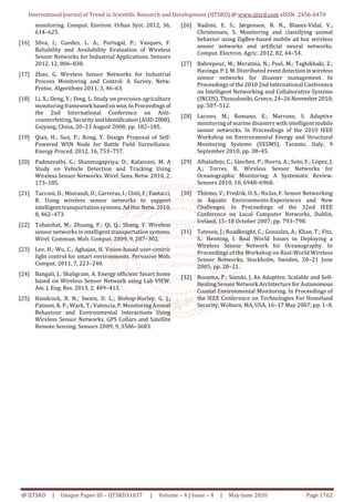 Wireless Sensor Network Applications A Survey | PDF