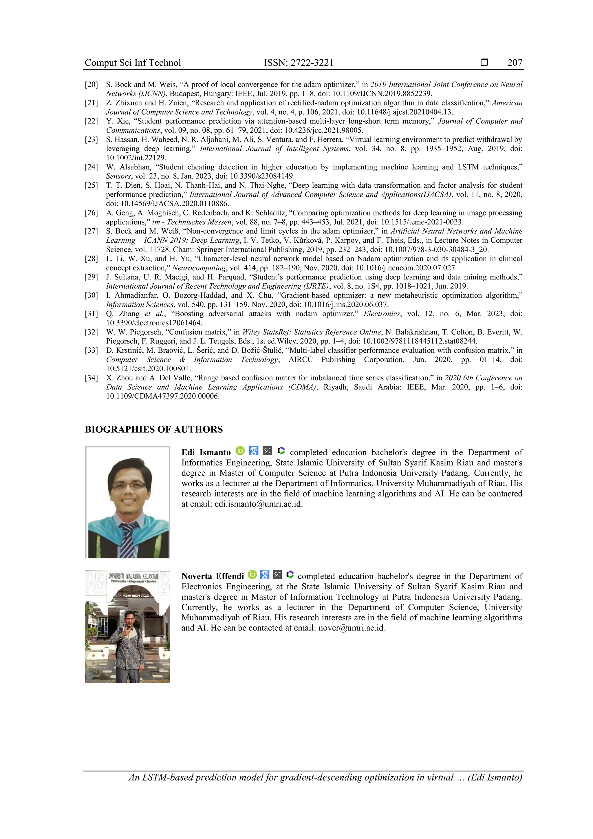 An Lstm Based Prediction Model For Gradient Descending Optimization In