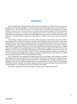 Information Technology Outlook 2004 Ed 2004 Oecd | PDF