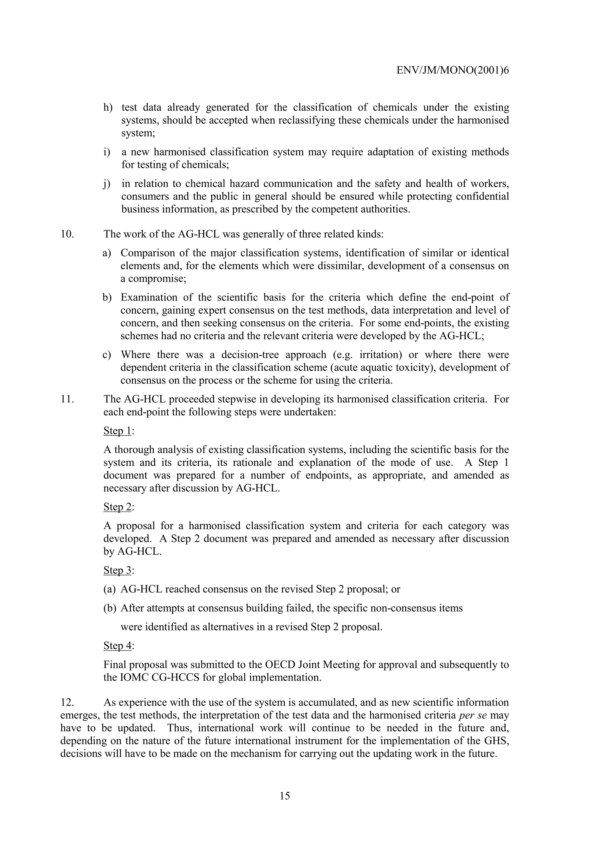 Oecd Guidelines For The Testing Of Chemicals Oecd | PDF