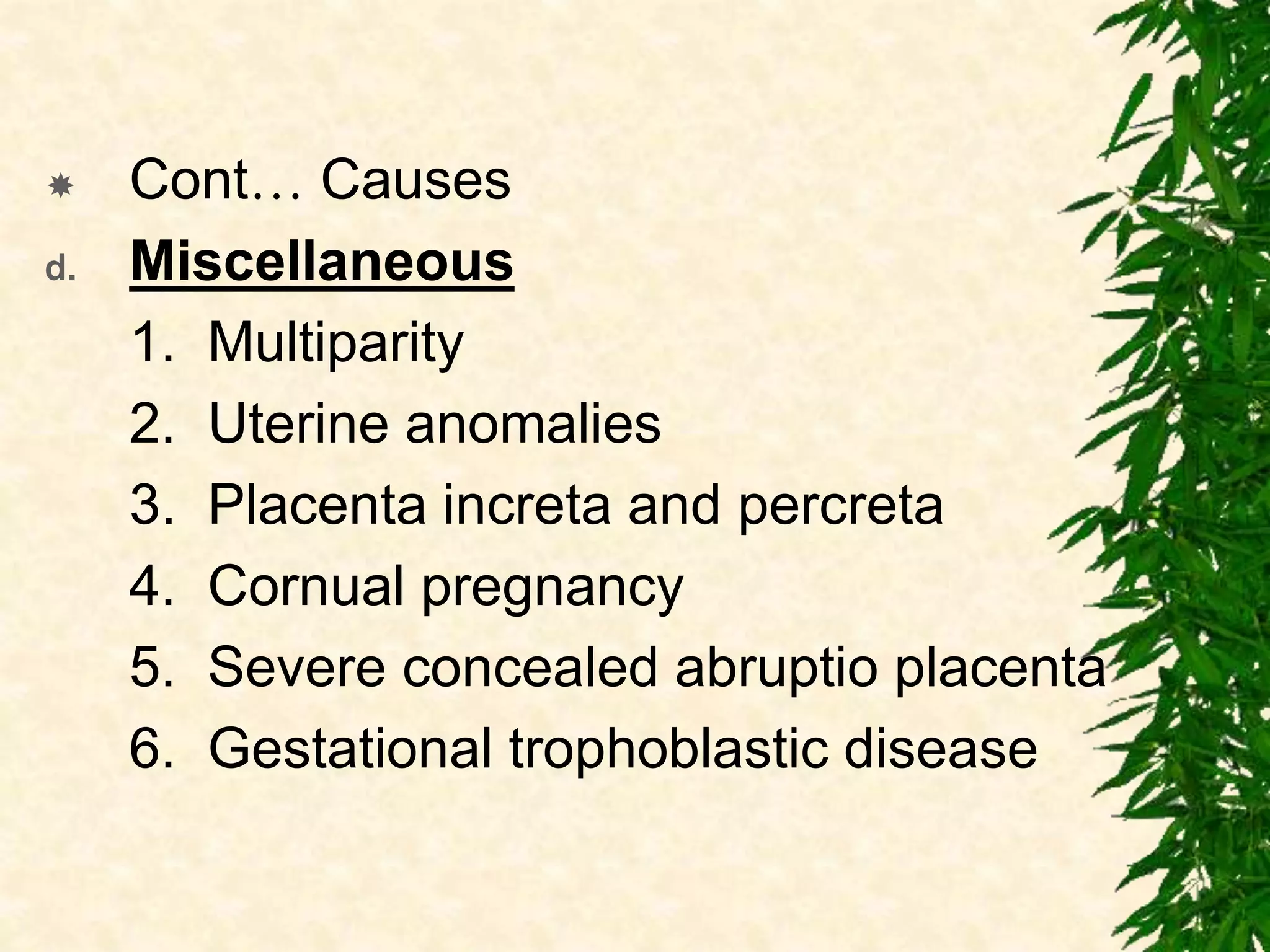 Obstetric emergencies | PPT