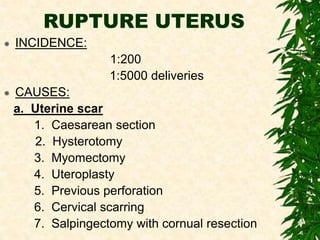 Obstetric emergencies | PPT