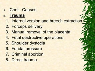 Obstetric emergencies | PPT