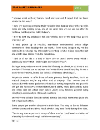 Enan Galaly's Biography | PDF