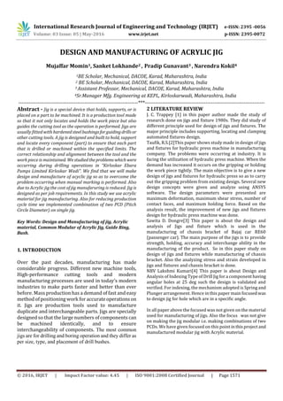 IRJET-V3I5313 | PDF | Woodworking | Arts and Crafts