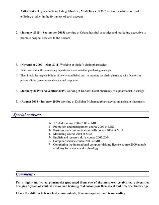 Hend CV (Autosaved) | PDF