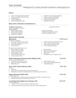 Resume Eva Lisa Ludwig | PDF