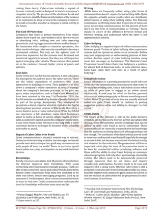 Impact of Cyber Crime Issues and Challenges | PDF