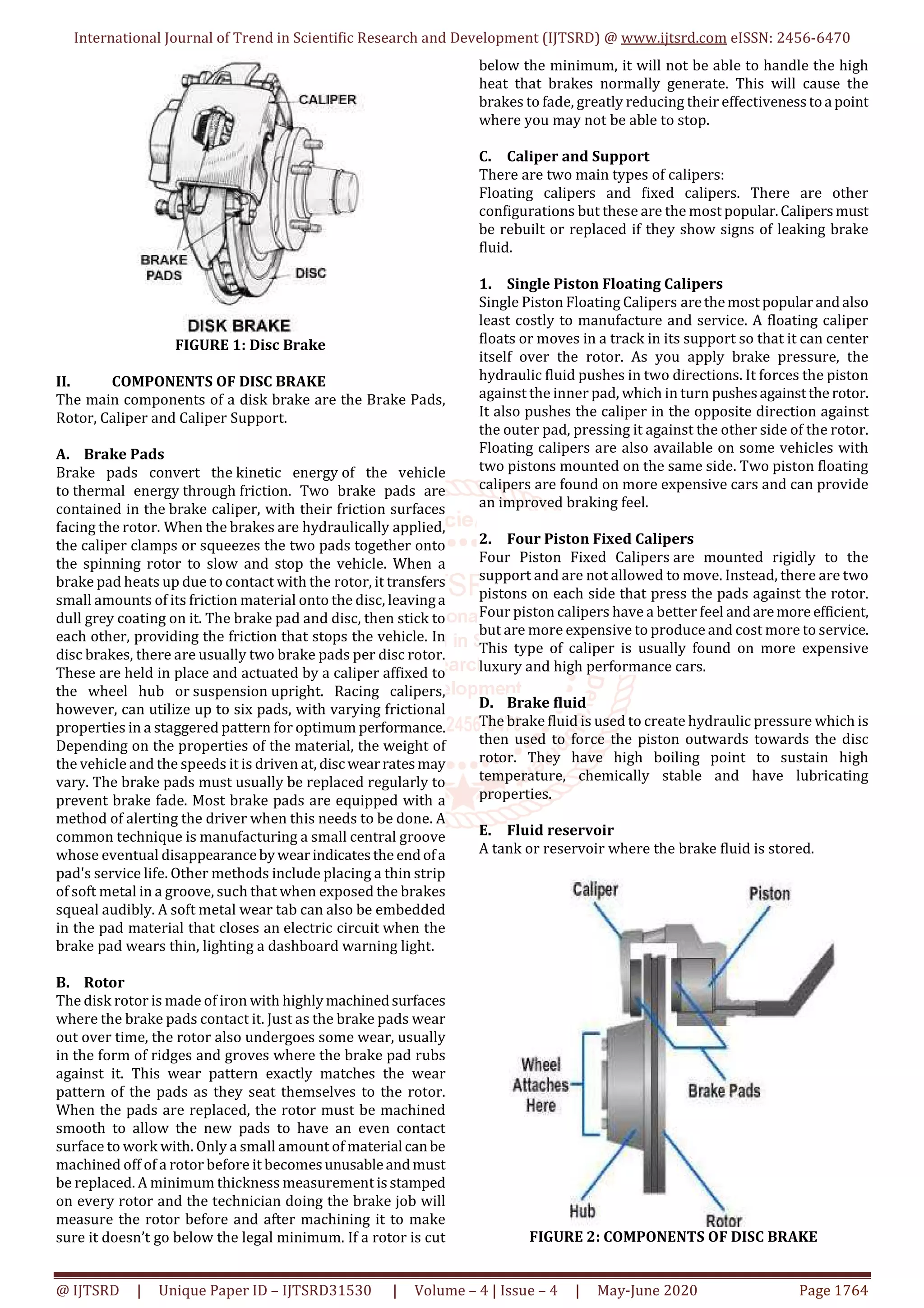 Overview of Disc Brake | PDF