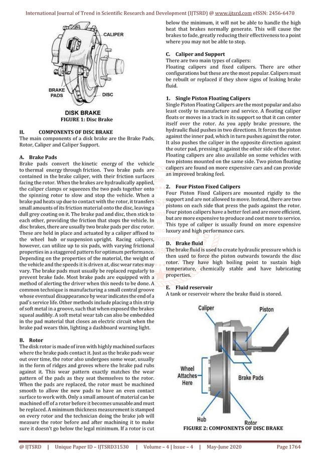 Overview of Disc Brake | PDF