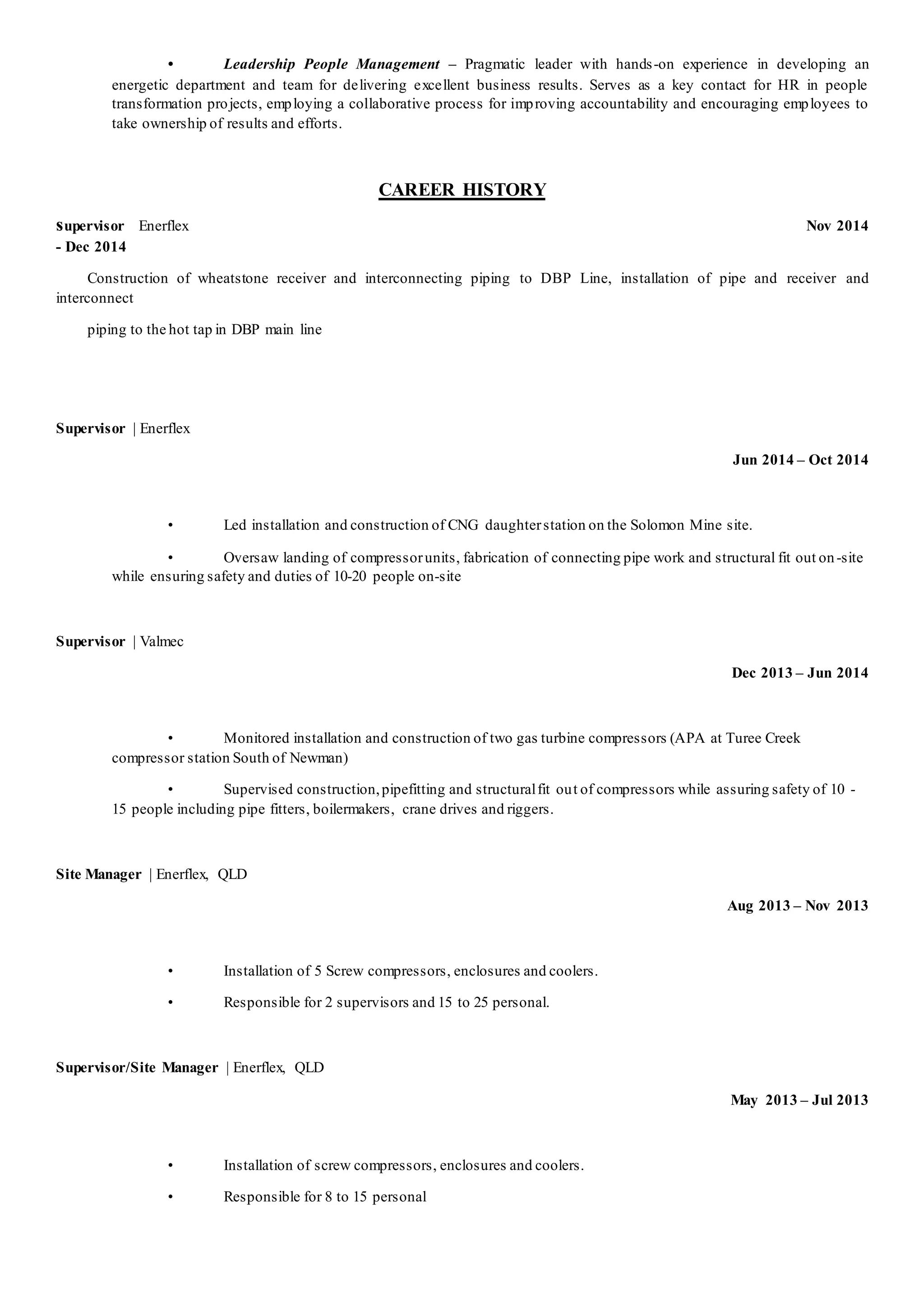 TerryBarwickResume20thJan2015 | DOCX | Civil Engineering Industry ...