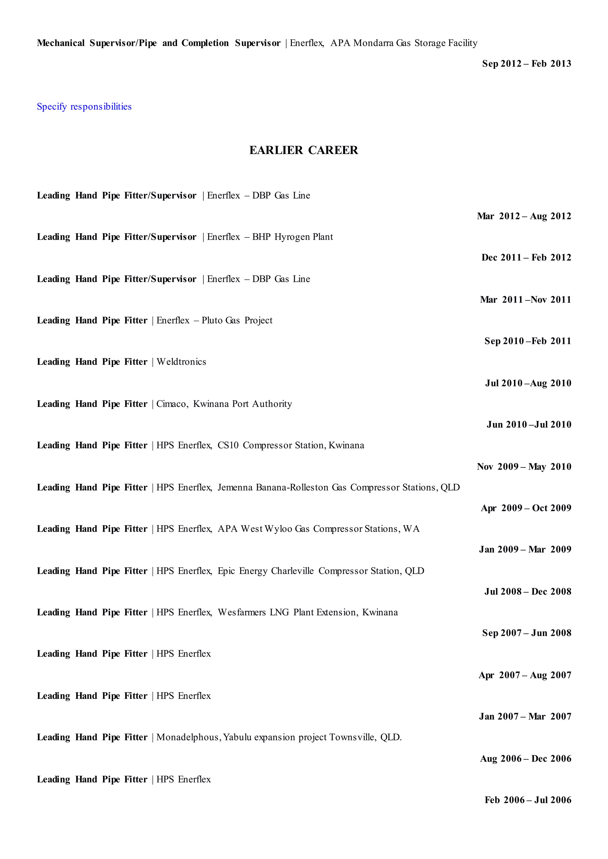 TerryBarwickResume20thJan2015 | DOCX | Civil Engineering Industry ...