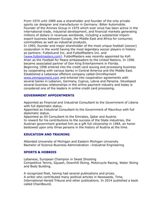 Walid Profile V | PDF
